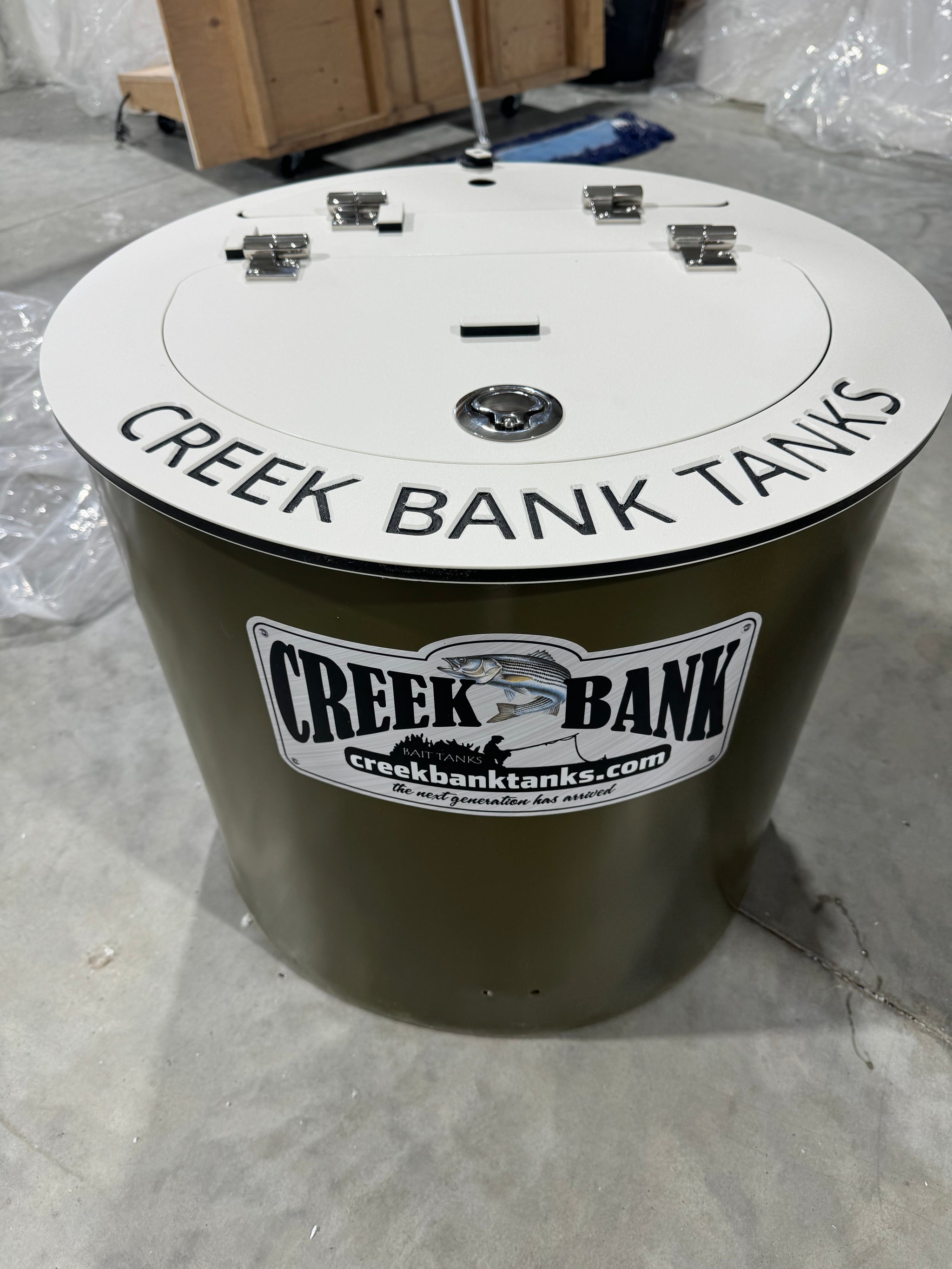 30 Color outer Gallon Creek Bank Tanks Version 2 – Creek Bank Tanks LLC